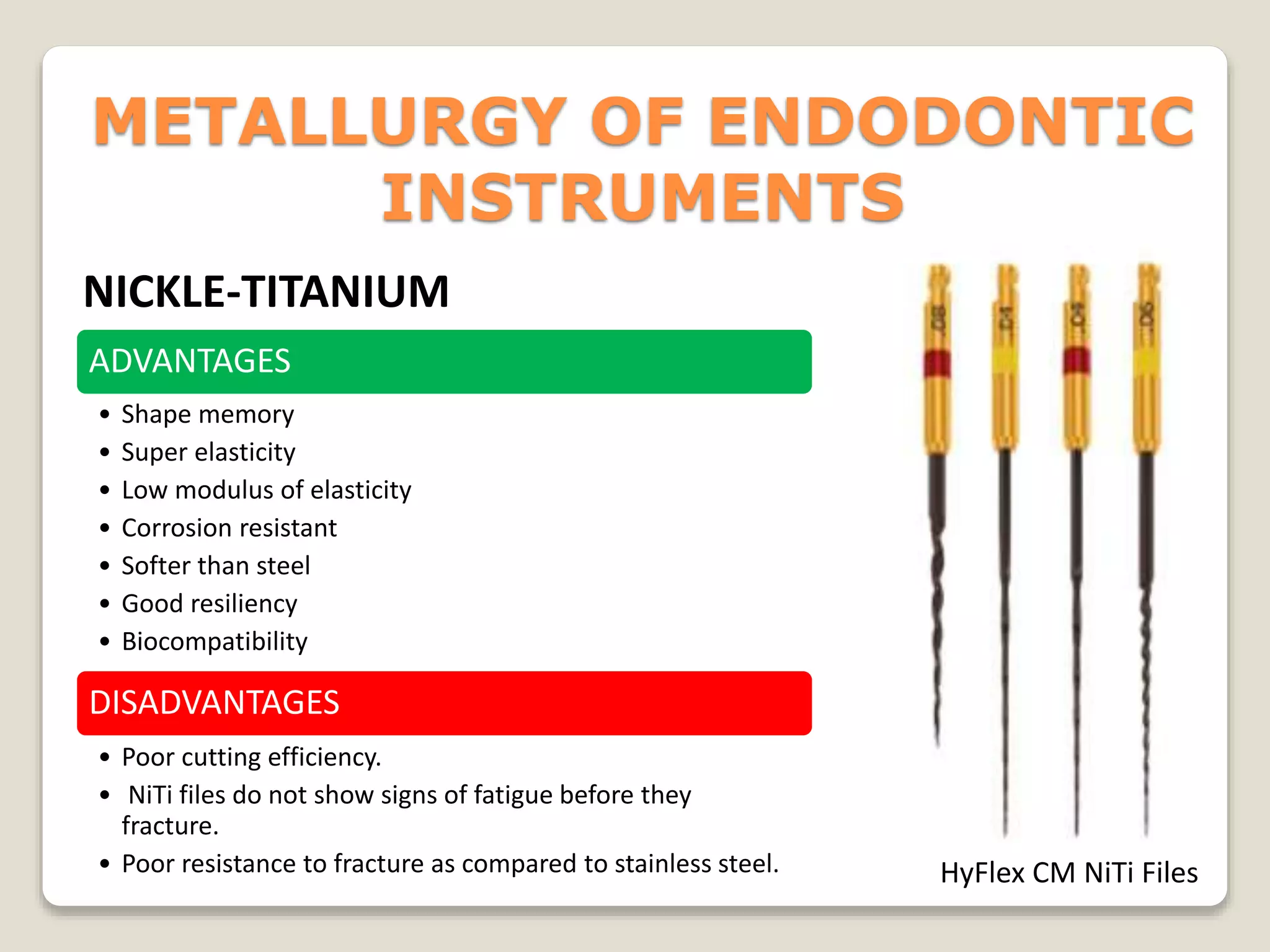 Endodontic instruments | PPTX