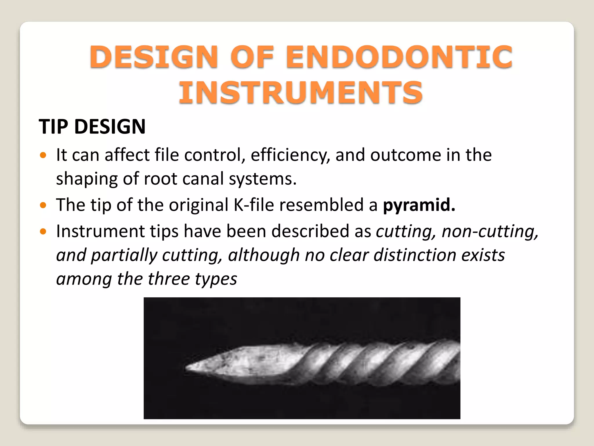 Endodontic instruments | PPTX