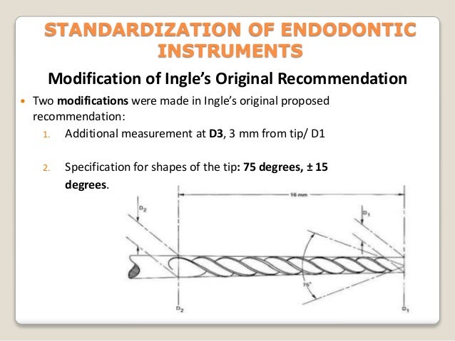 Endodontic instruments