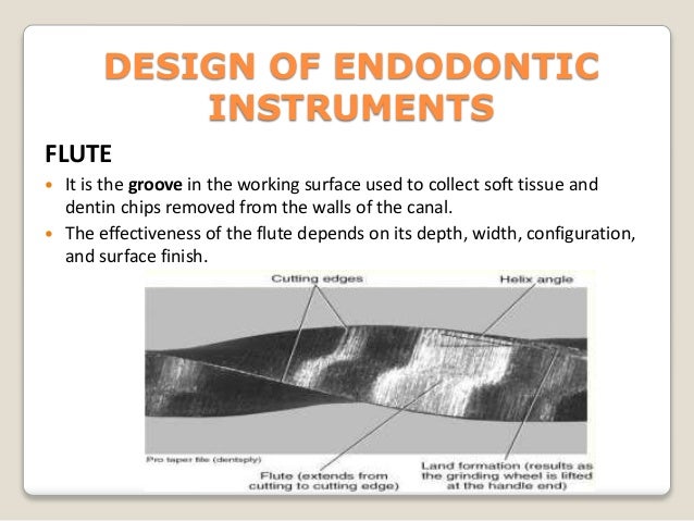 Endodontic instruments