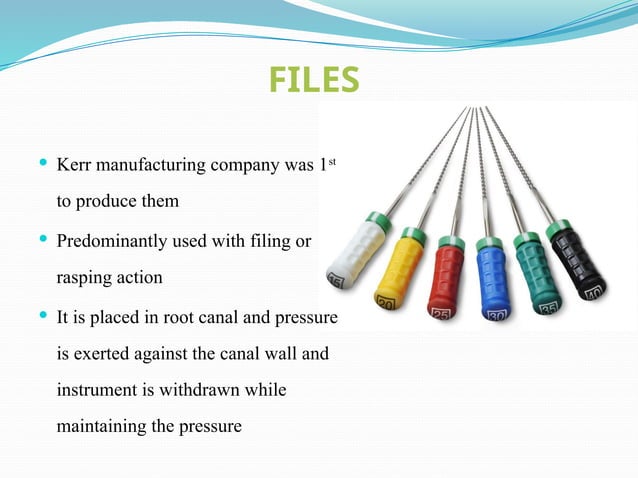 endodontic instruments .pptx
