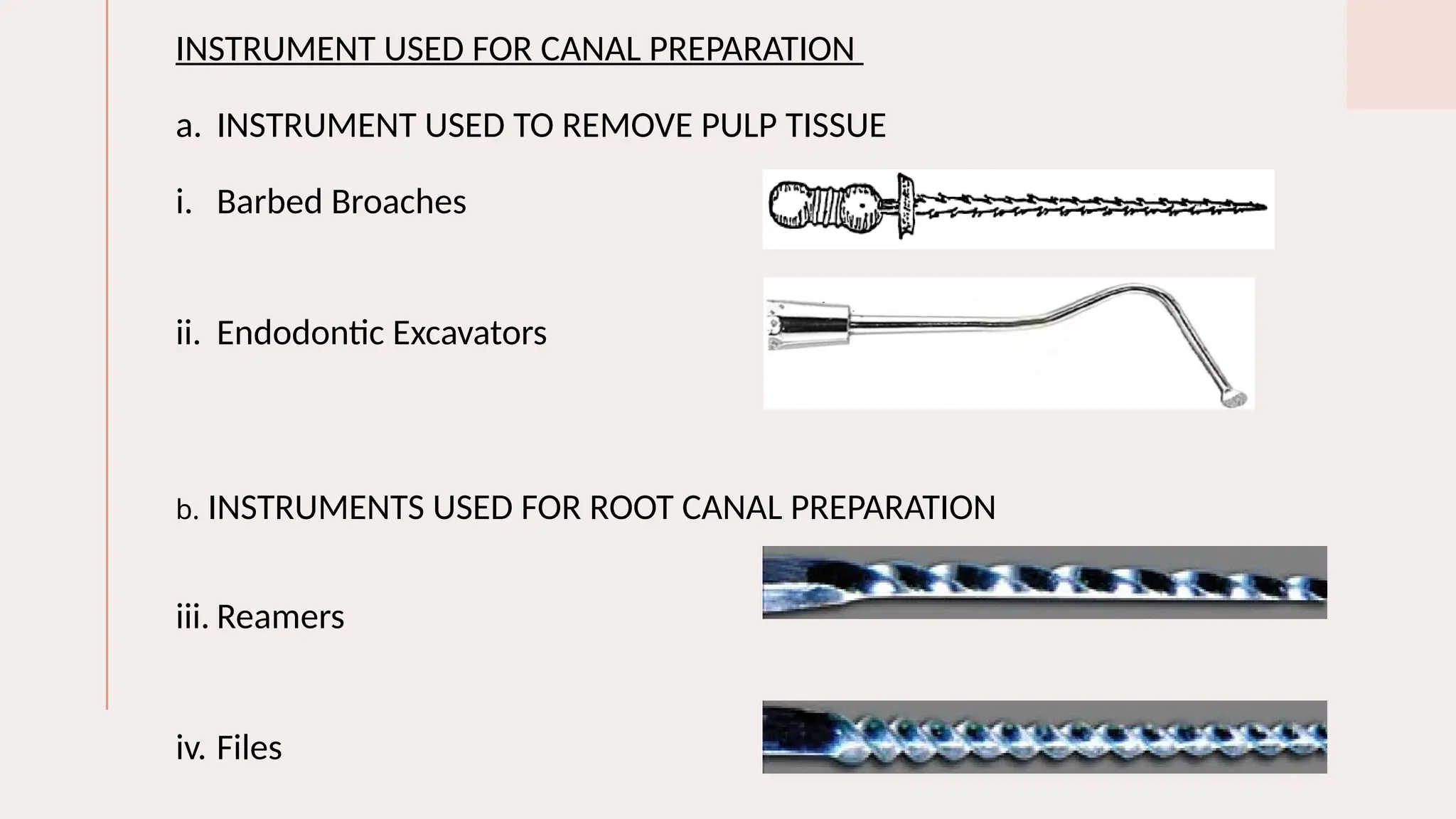 Endodontic instruments.pptx endodontic instruments | PPTX