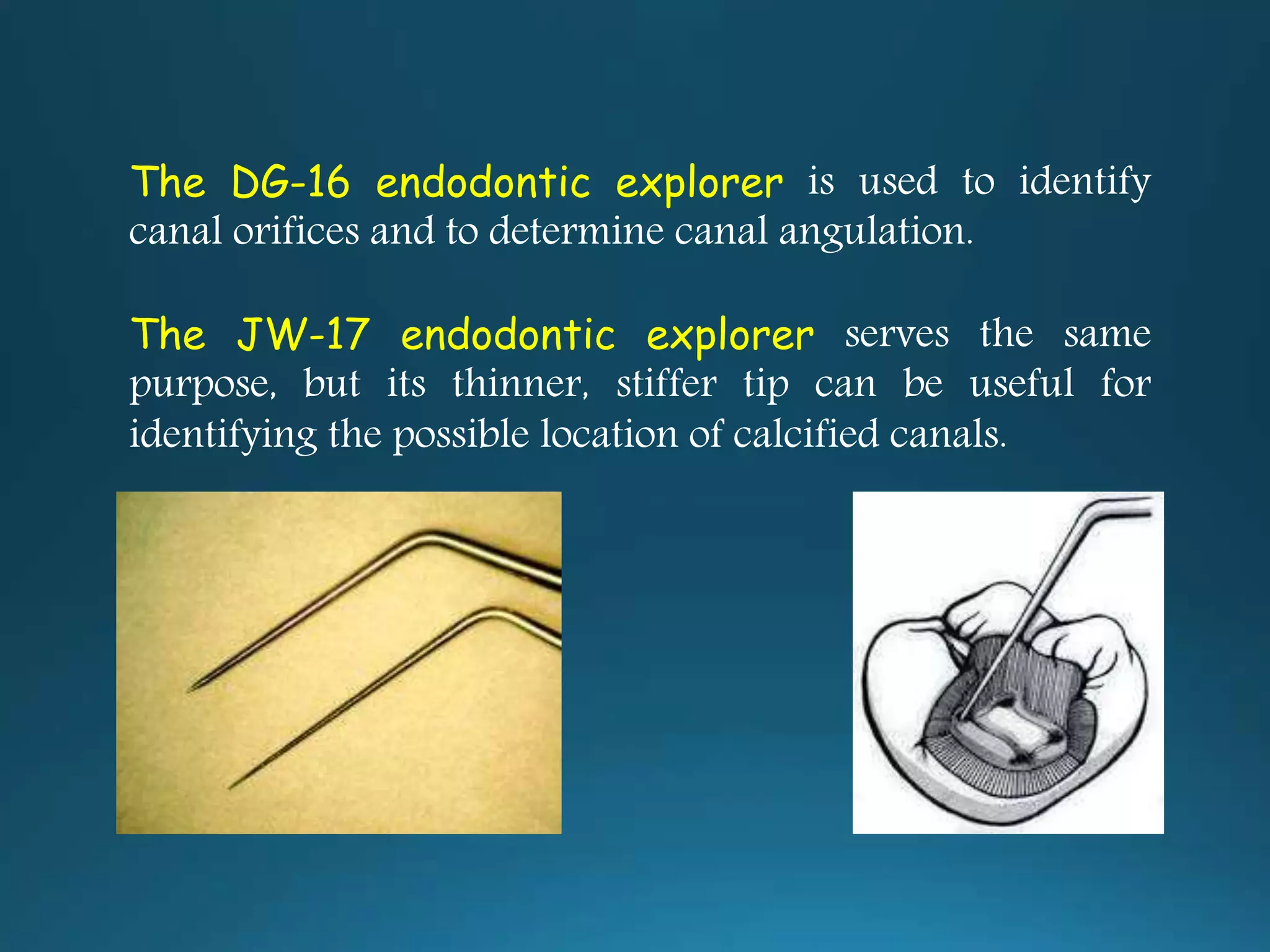 Endodontic instruments 1 | PPTX