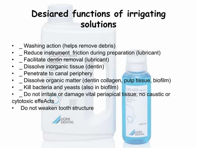 Endodontic irrigants pres | PPTX | First Aid | Injuries