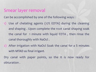 Endodontic irrigation | PPT