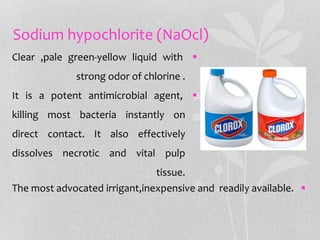 Endodontic irrigation | PPT