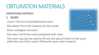 Endodontic materials | PPTX