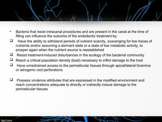 ENDODONTIC MICROBIOLOGY types of bacteria powerpoint | PPT