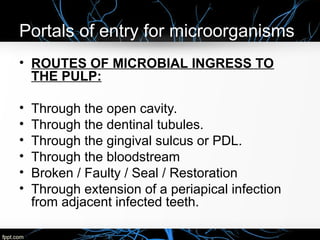 ENDODONTIC MICROBIOLOGY types of bacteria powerpoint | PPT