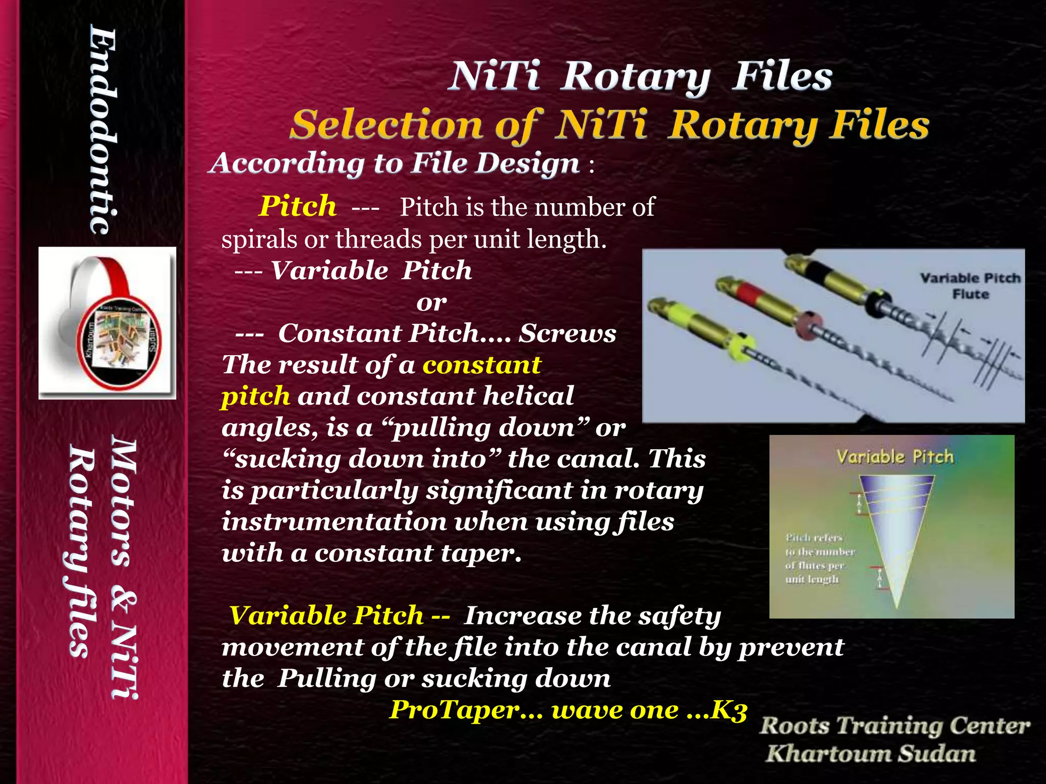 Endodontic motors and rotary files | PPTX
