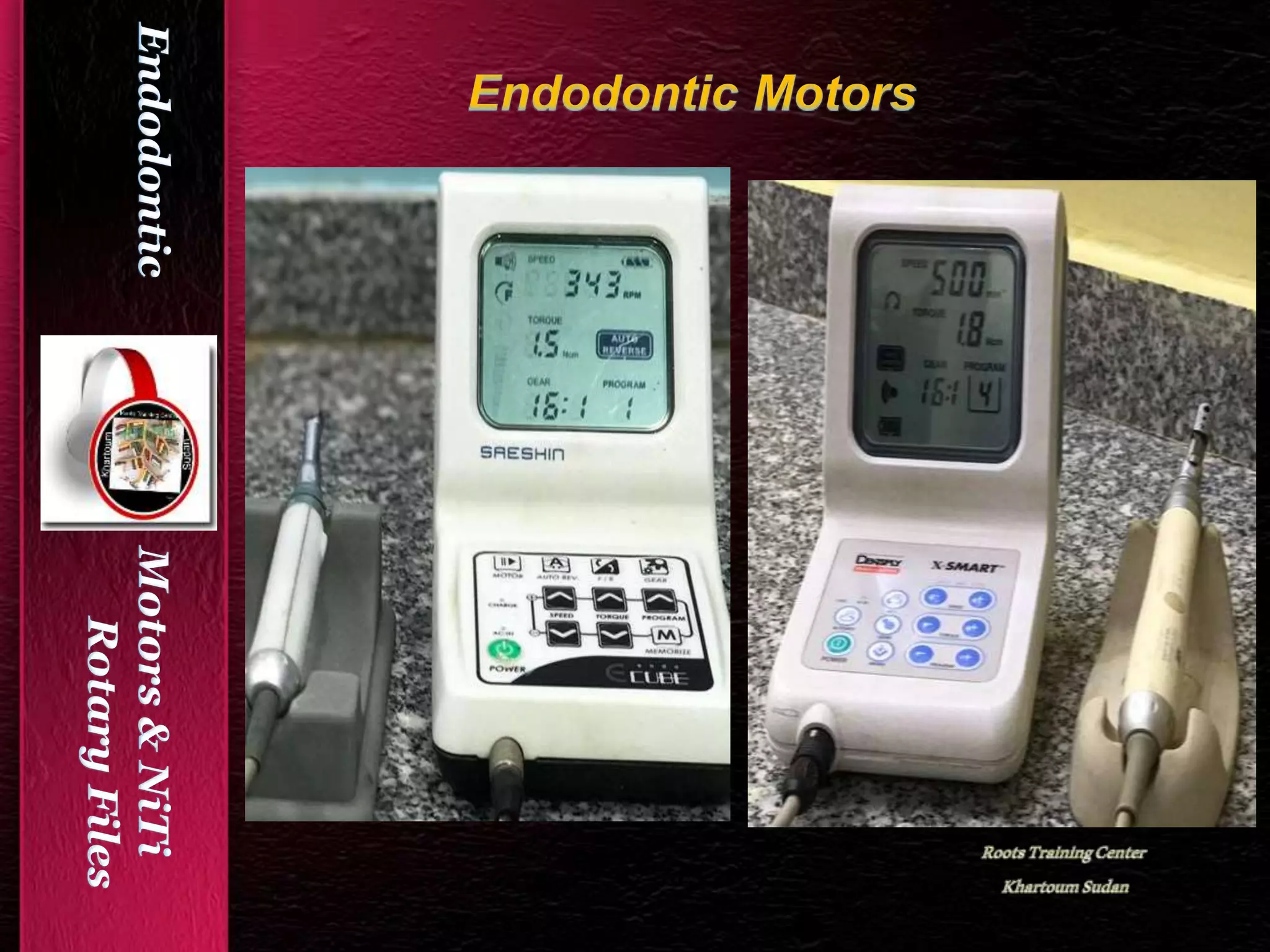 Endodontic motors and rotary files | PPTX
