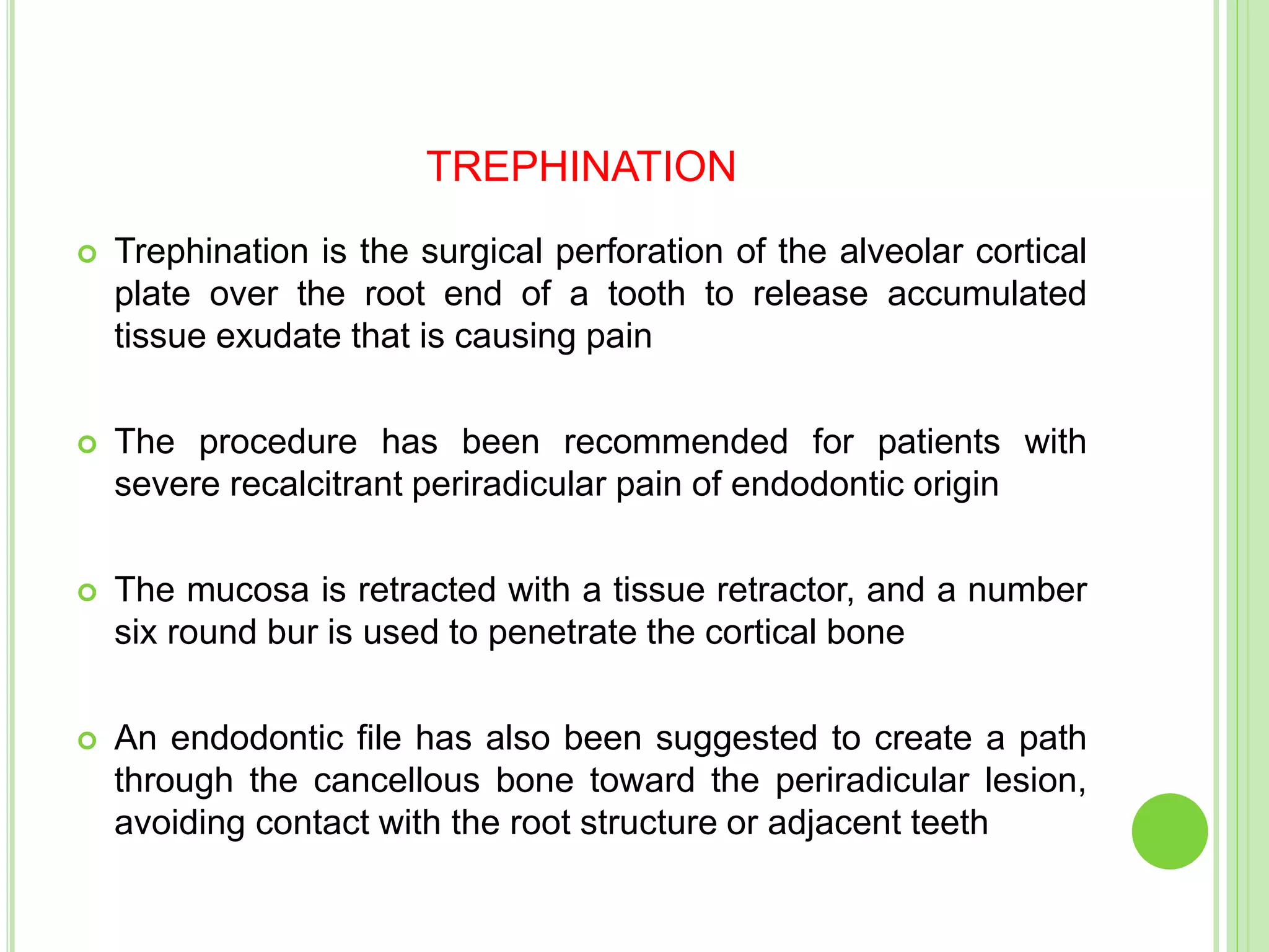 Endodontic pain management | PPTX