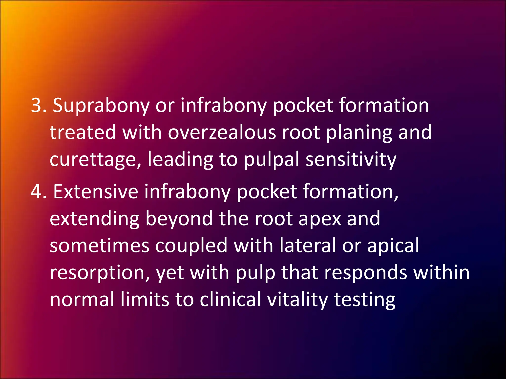 Endodontic periodontal lesion. clinical significance, advantages and ...