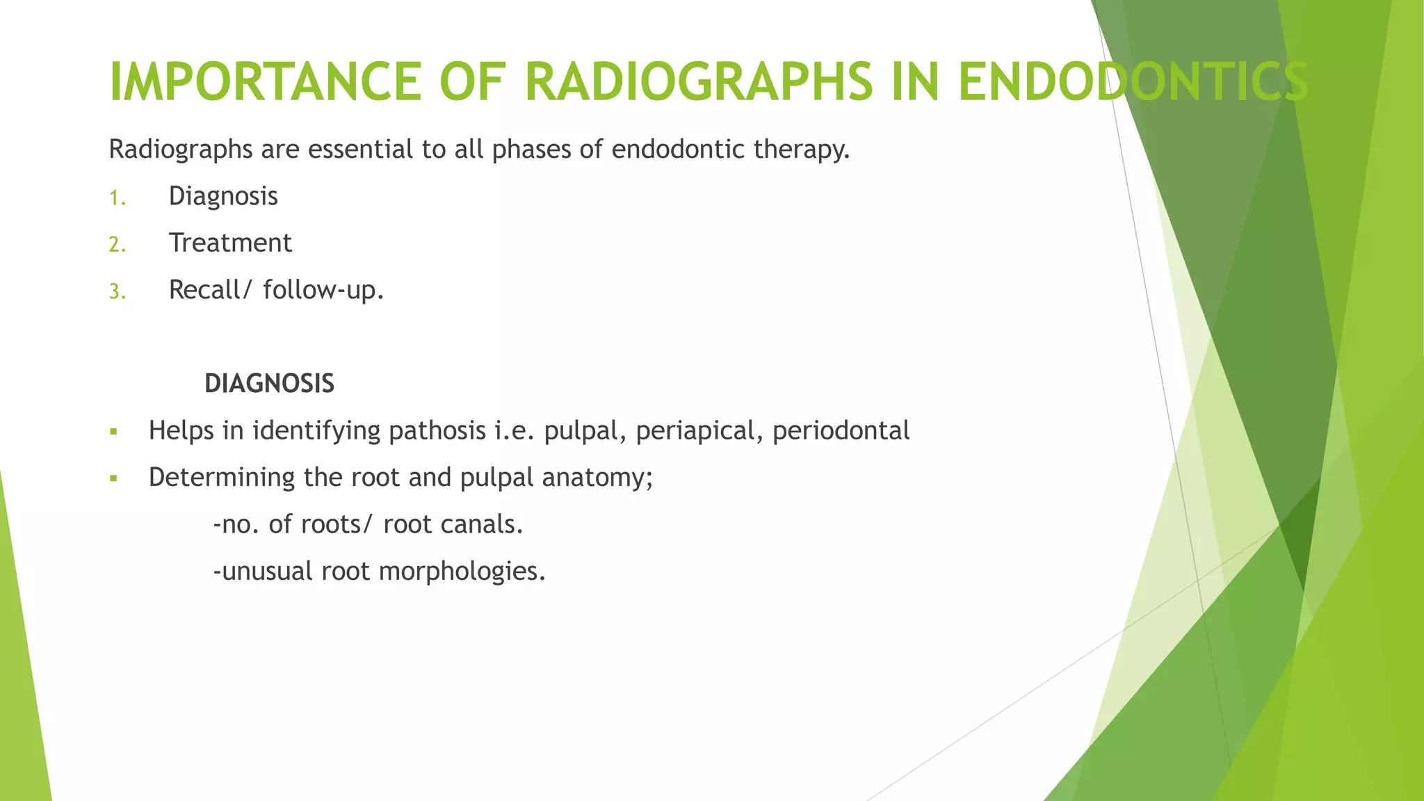 Endodontic radiography | PPTX