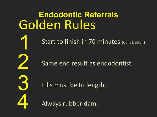 Endodontic referrals | PPTX