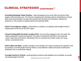 Endodontic rotary instruments in dental clinic | PPTX