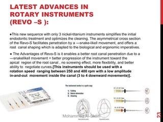 Endodontic rotary instruments in dental clinic | PPTX