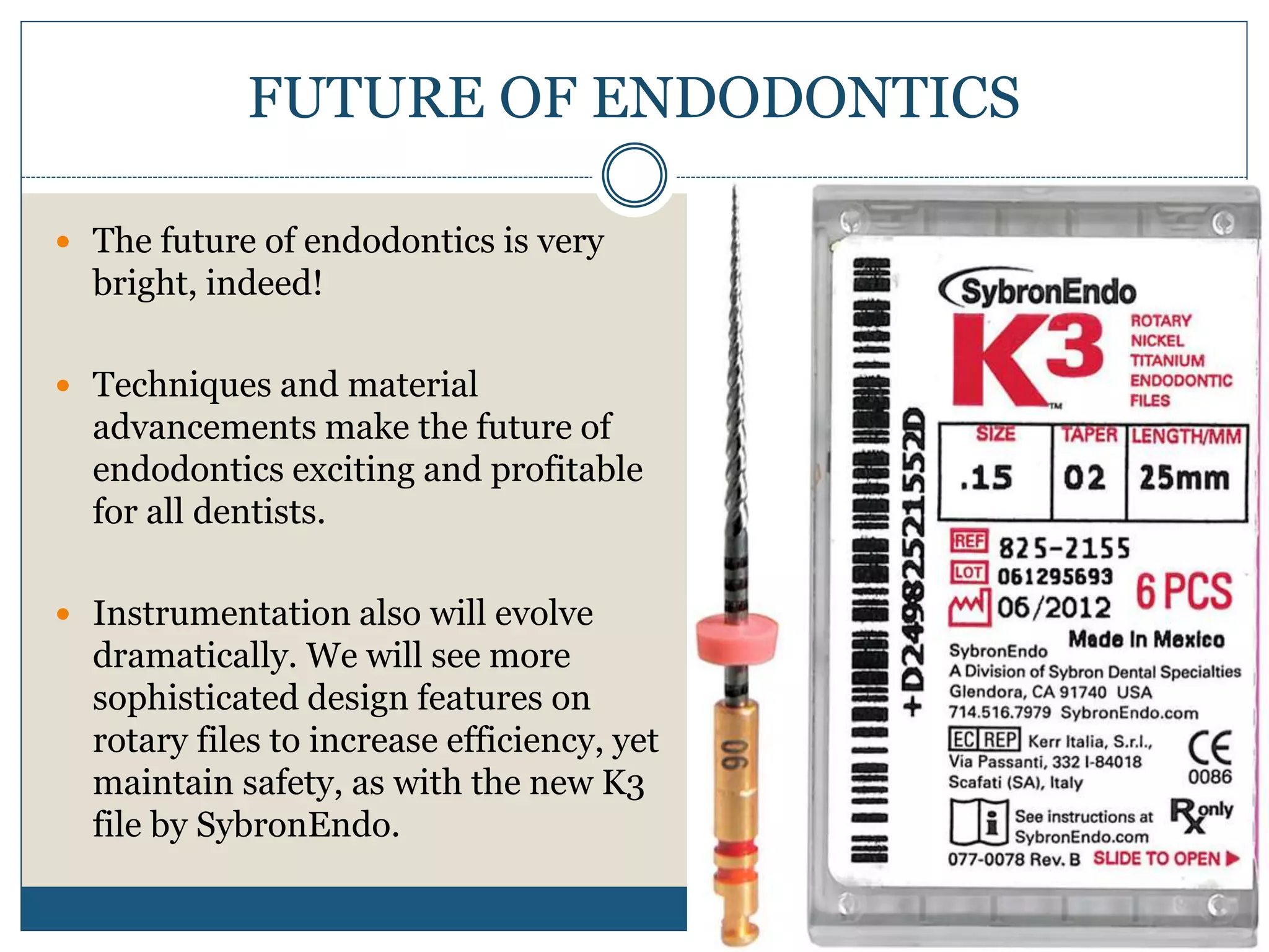 Endodontics - An Introduction | PPTX