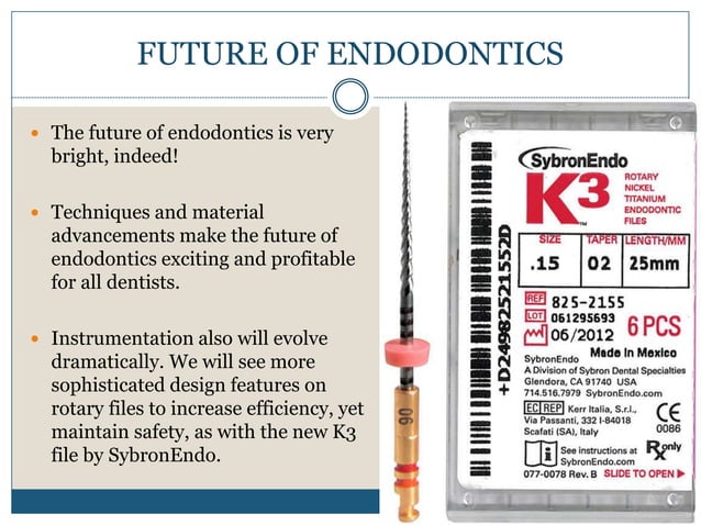 Endodontics - An Introduction | PPTX | Dental Health | Diseases and ...