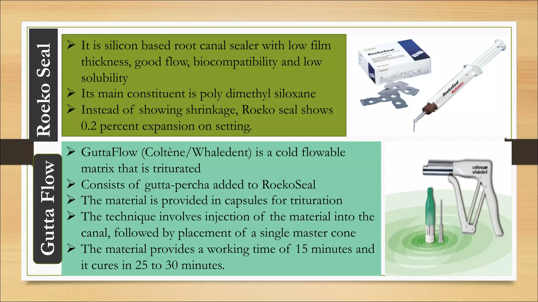 Endodontic sealers or Root Canal sealers | PDF