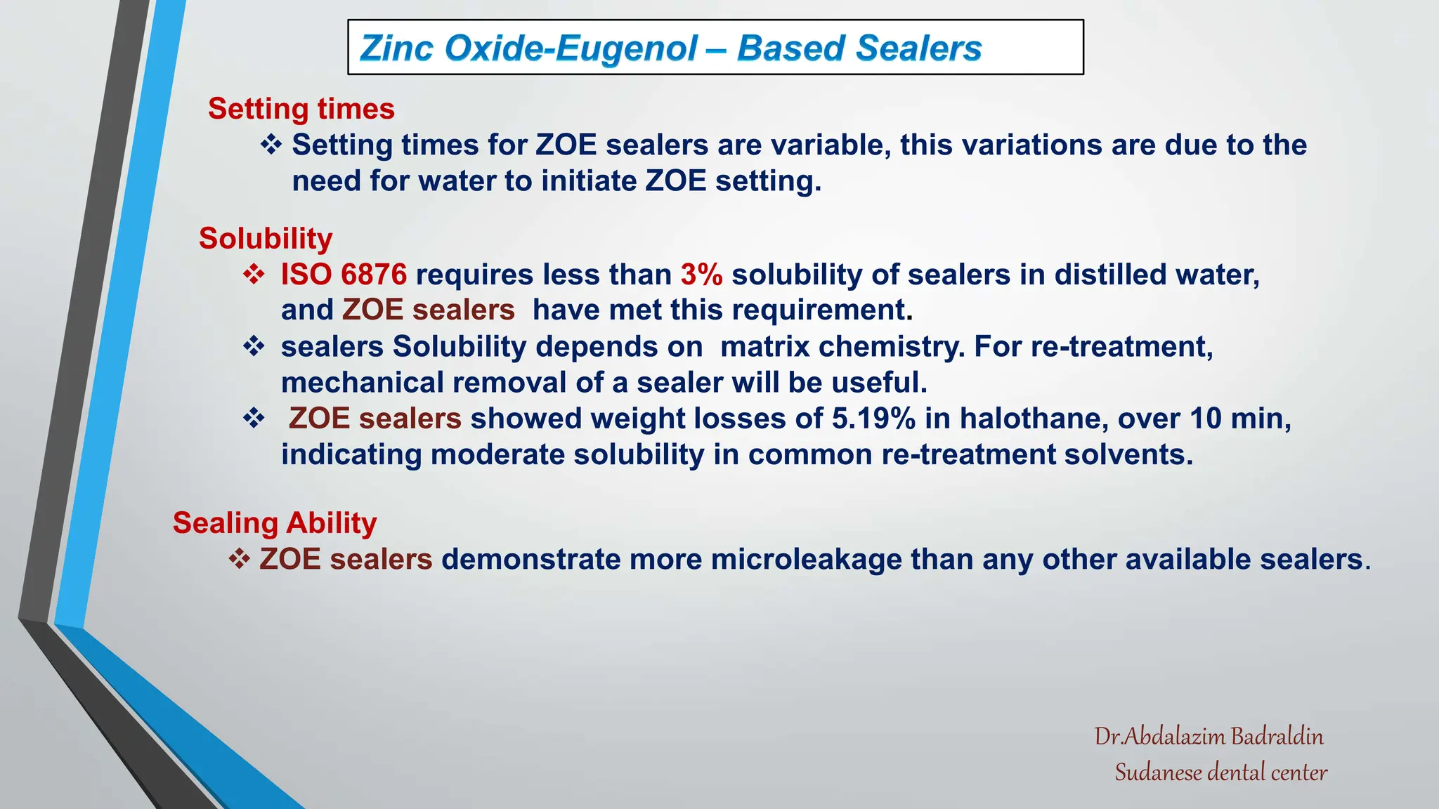 Application of sealers during endodontic obturation pptx | PPTX