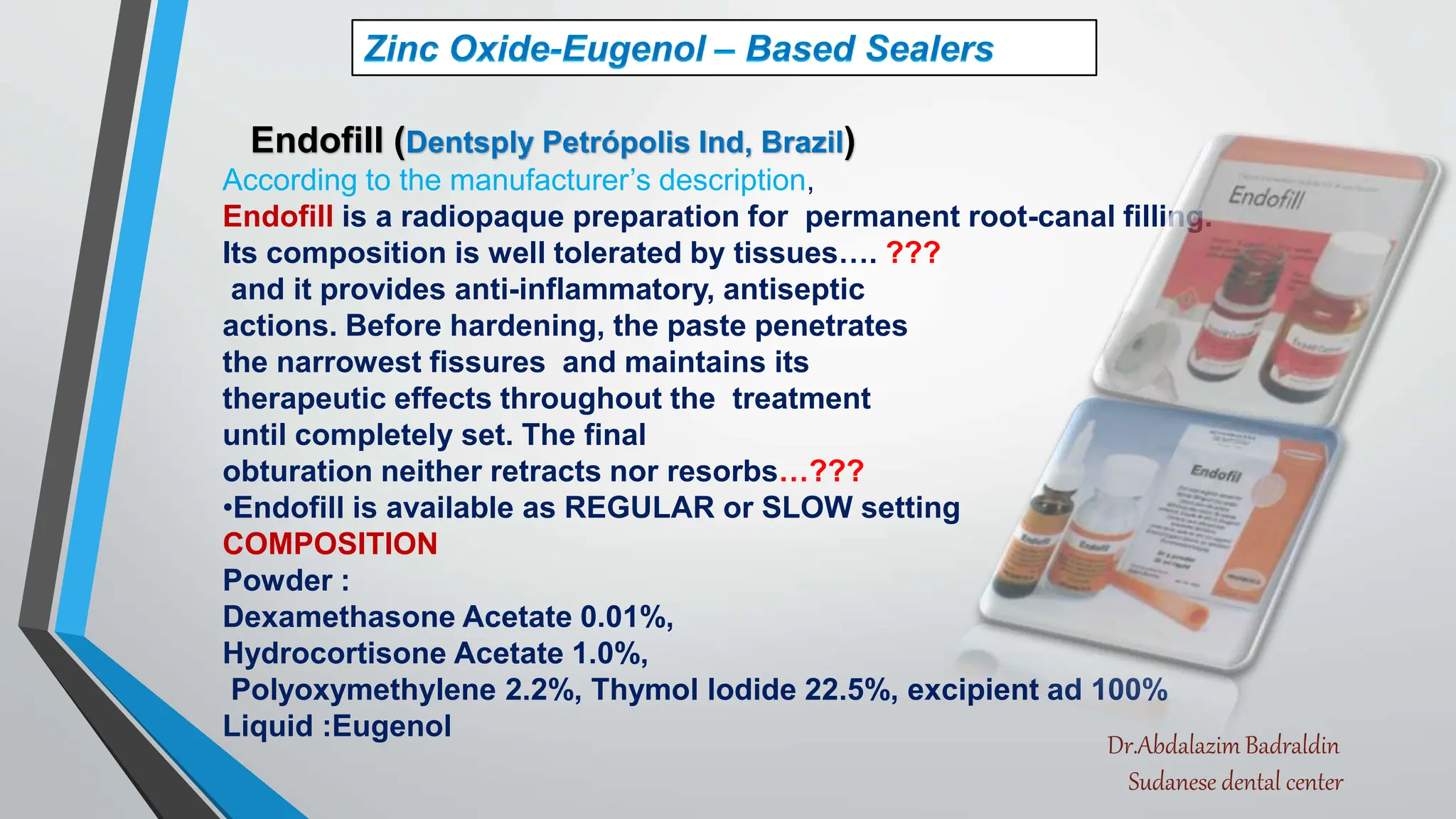 Application of sealers during endodontic obturation pptx | PPTX