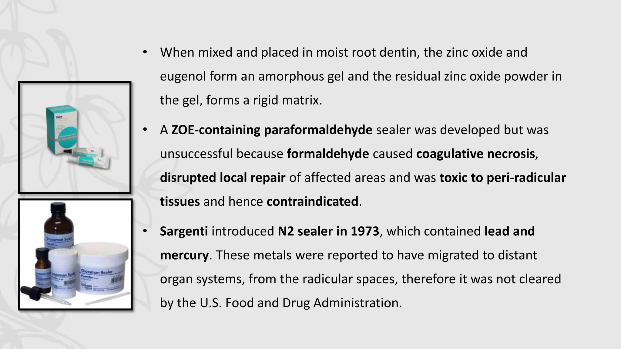 ENDODONTIC SEALERS CLASSIFICATION AND TYPES).pptx