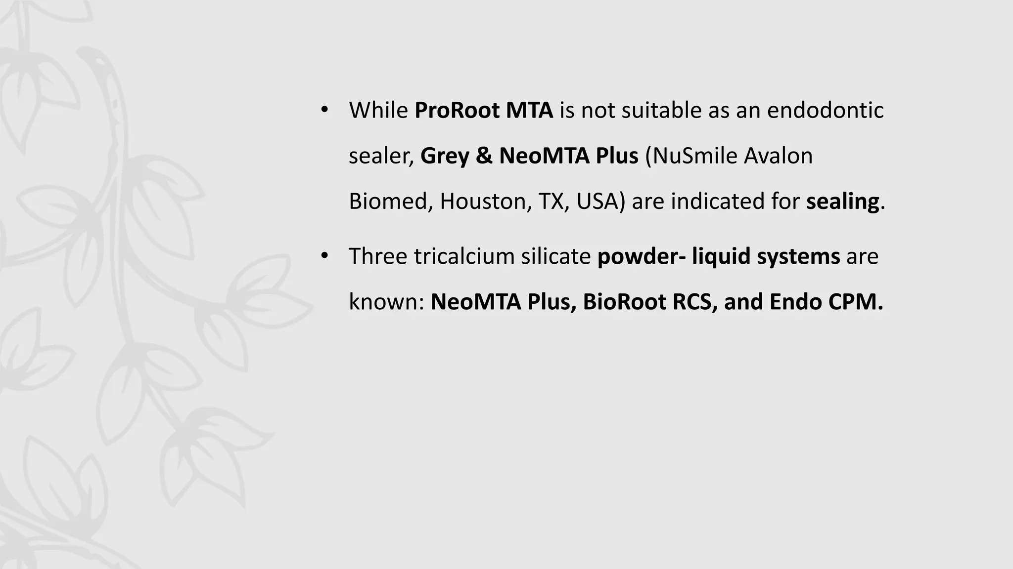 ENDODONTIC SEALERS CLASSIFICATION AND TYPES).pptx
