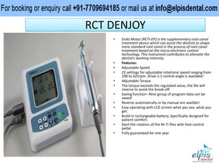 Endodontics Equipment By Elpis Dental | PPTX