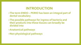 Endodontics periodontal lesions | PPTX | Dental Health | Diseases and ...