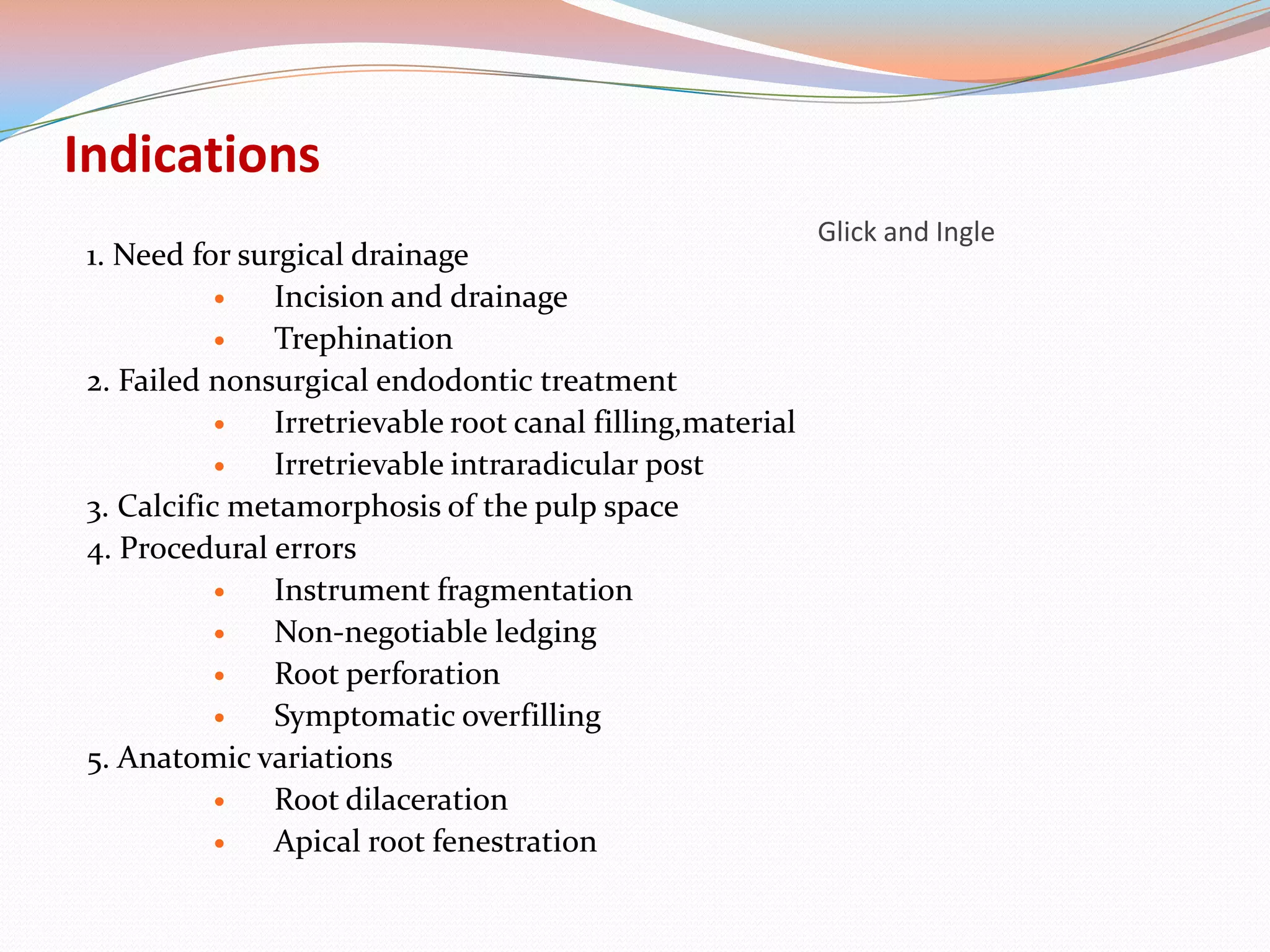 Endodontic surgery | PPTX