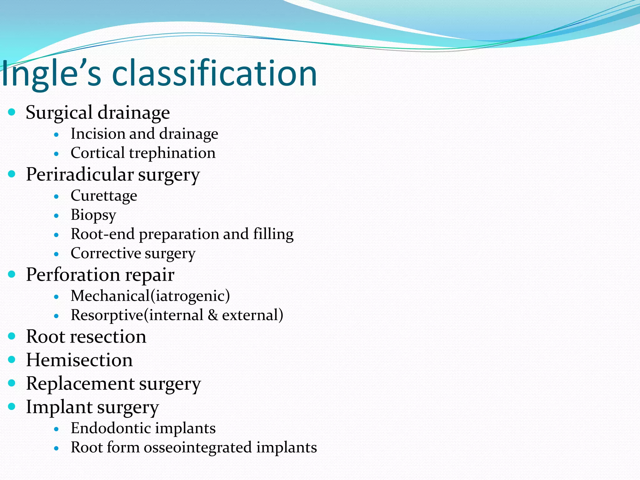 Endodontic surgery | PPTX