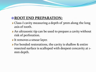 Endodontic surgery | PPTX