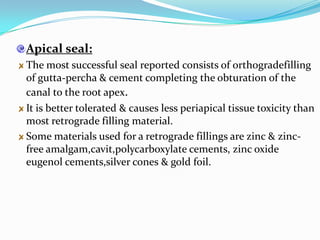 Endodontic surgery | PPTX