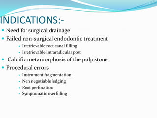 Endodontic surgery | PPTX
