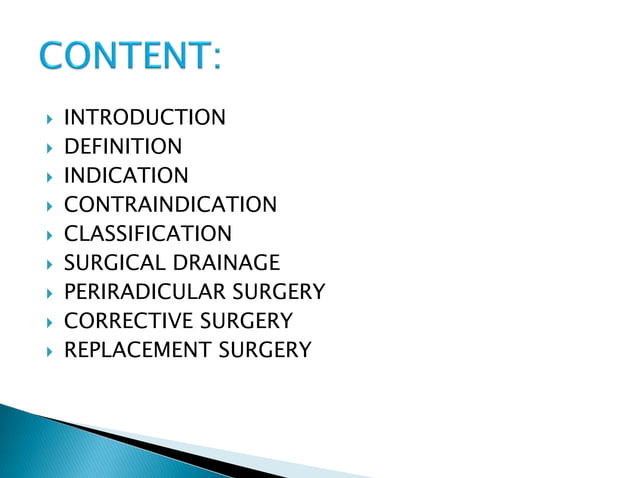 Endodontic surgery.pptx | First Aid | Injuries