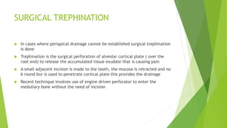 Endodontic treatment of an abscessed tooth | PPT