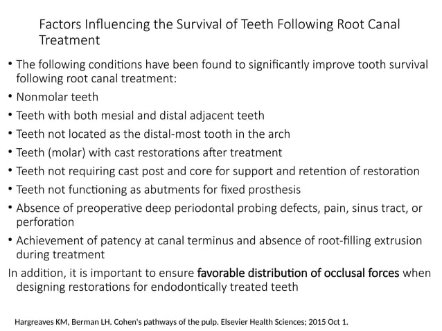 ENDODONTIC TREATMENT OUTCOMES-root canal therapy | PPTX