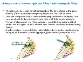 Endodontic surgery ppt dr. ahmed elfatory | PPTX