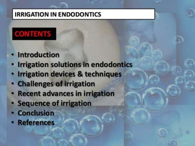 Endodontic Irrigants | PPTX