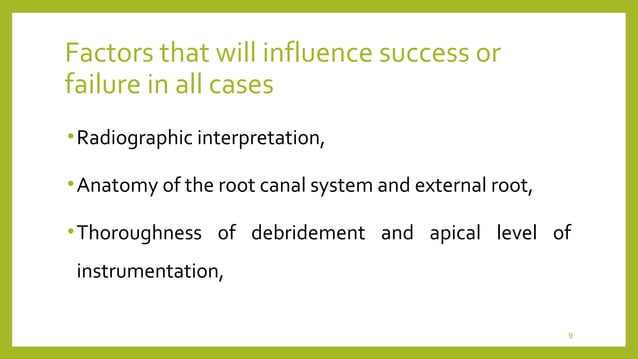 Endo failure | PPT | Dental Health | Diseases and Conditions