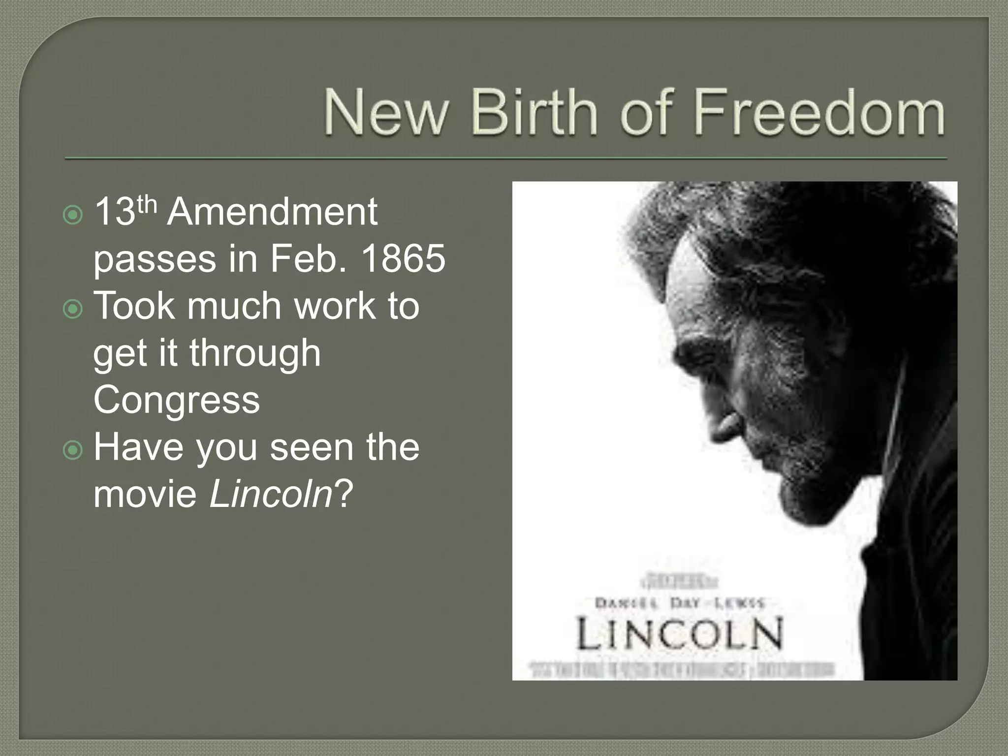 End of Civil War | PPT