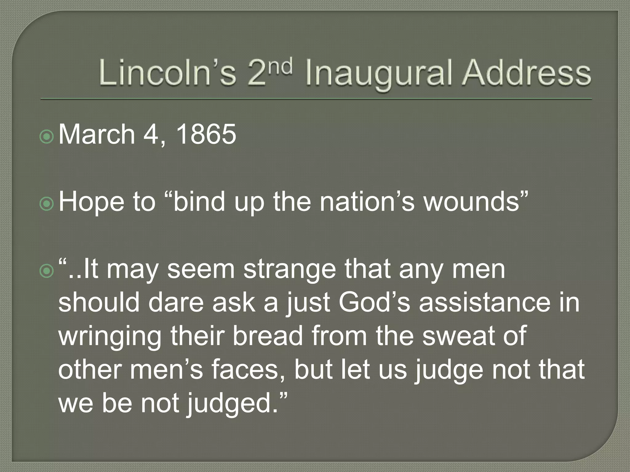 End of Civil War | PPT