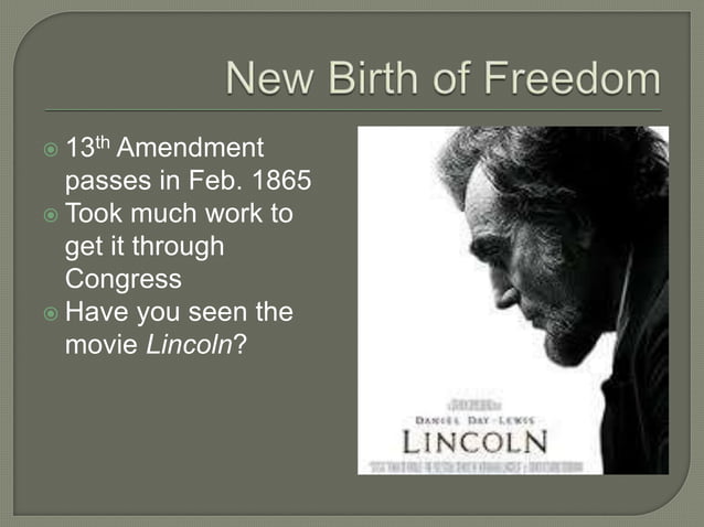 End of Civil War | PPT