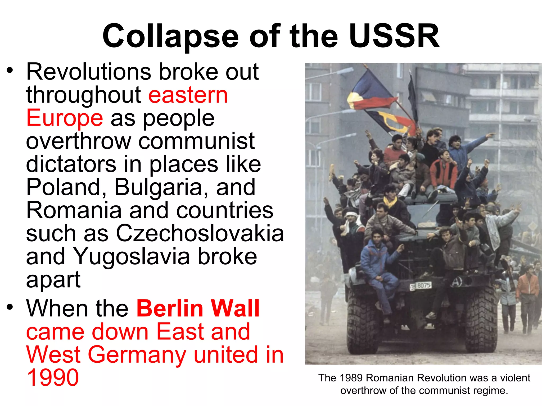 End of cold war | PPT