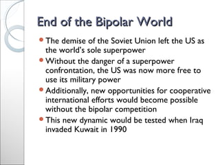 End of cold war | PPT