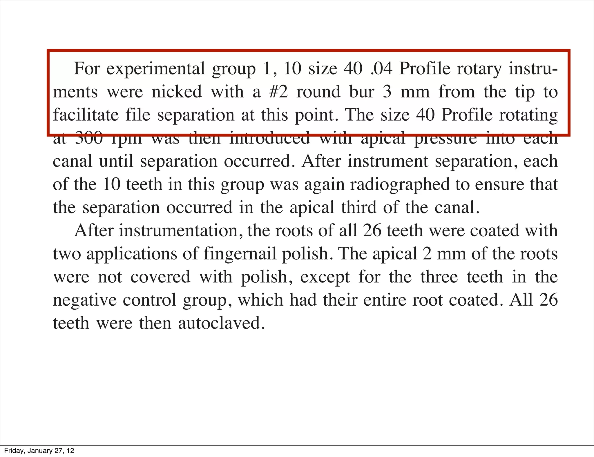 Endo file separation discussion | PDF