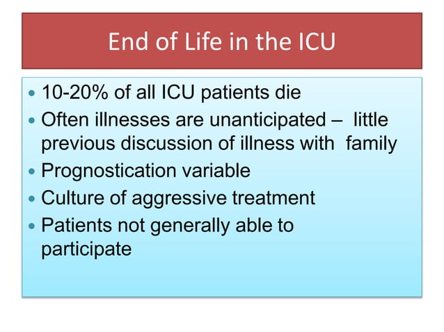 End of life care | PPTX