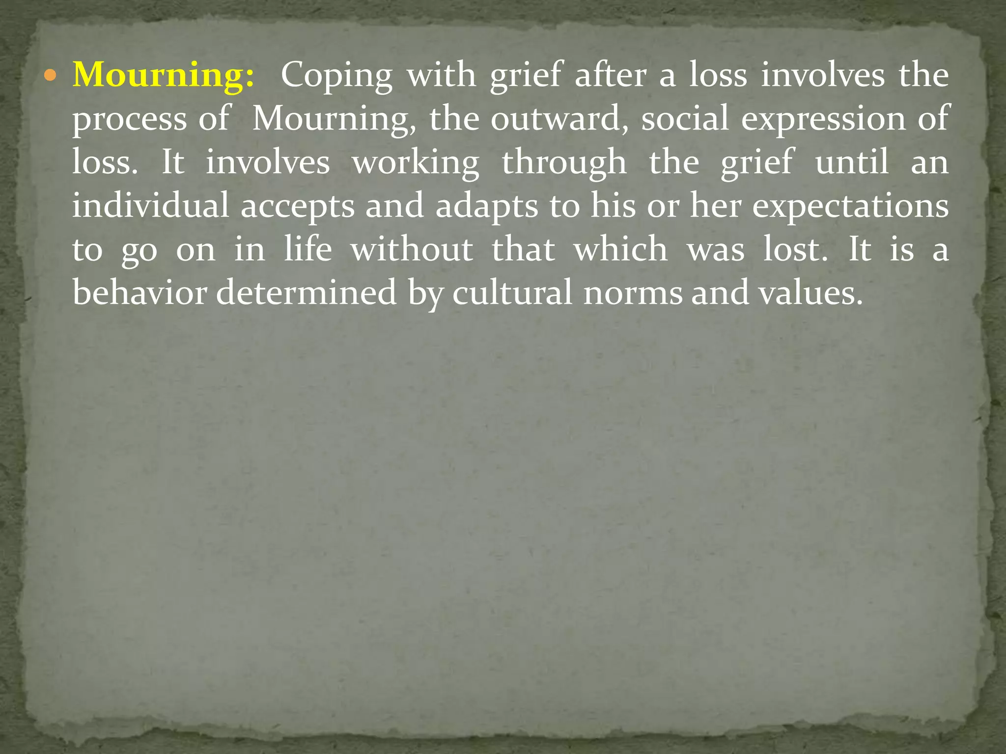 End of life care ( Stages of Dying) | PDF
