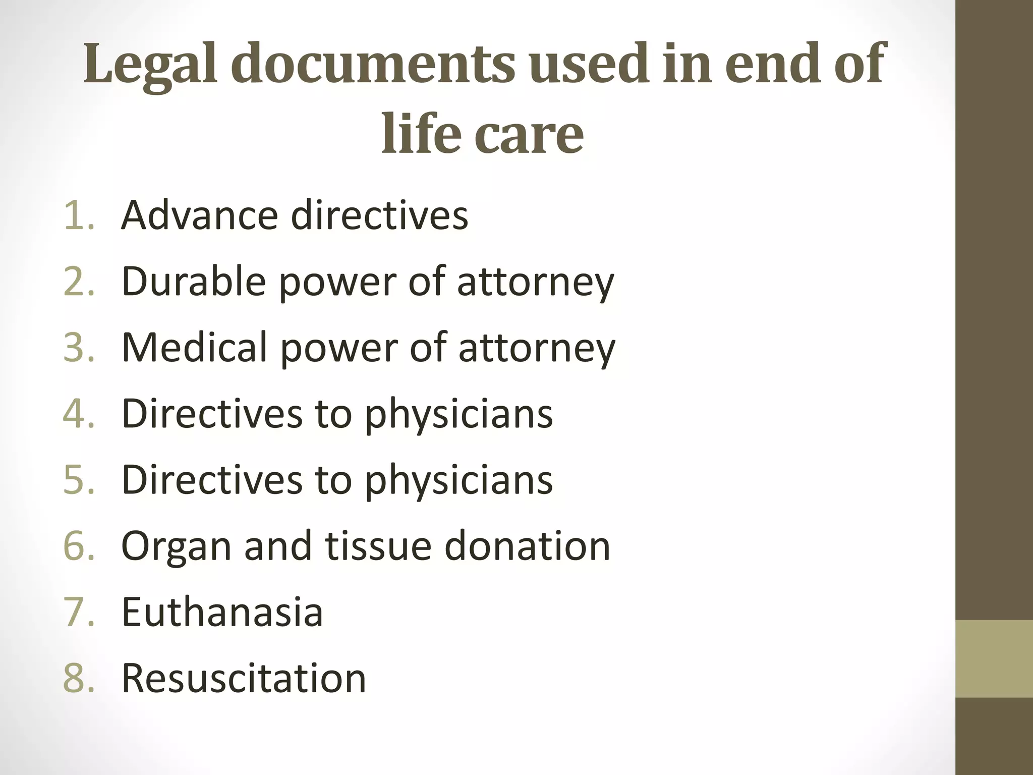 End of life care | PPTX